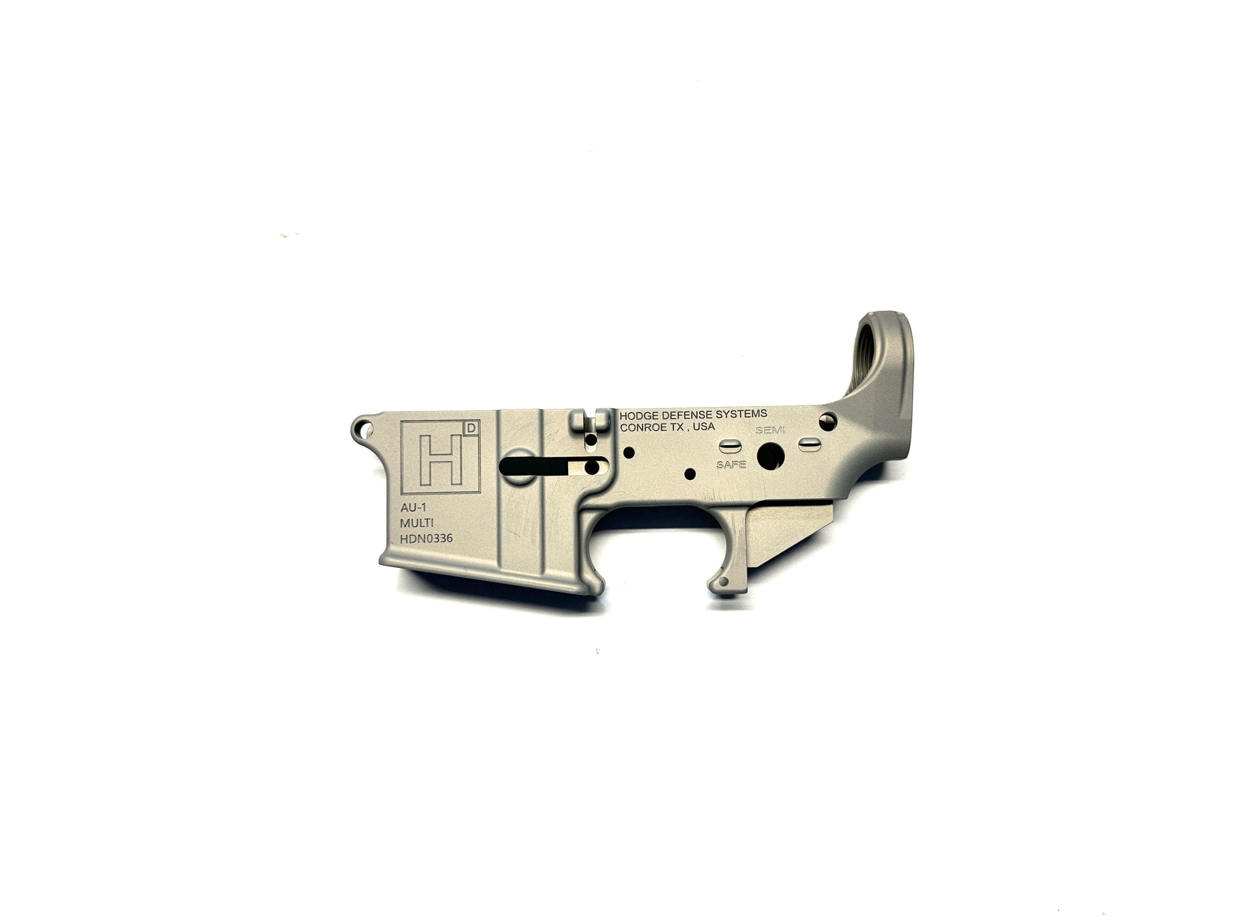 Hodge Defense HDSI MOD 1 Lower Receiver-Stripped Clear Anodize - Simple ...